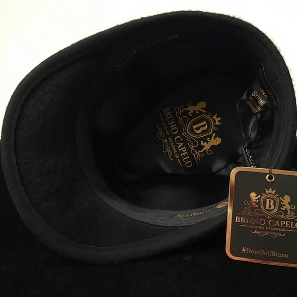 BRUNO CAPELO | Accessories | Mens Bruno Capelo Black Legionnaire Fedora ...